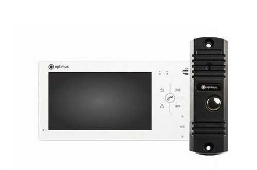 Комплект видеодомофона Optimus VM-7.0 (w) + DS-700