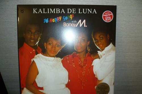 Boney m kalimba de. Boney m Kalimba de Luna 1984. Boney m - Kalimba de Luna пластинка. Boney m Kalimba de Luna 16 Happy Songs 1984. Kalimba de Luna Boney m. Ноты.