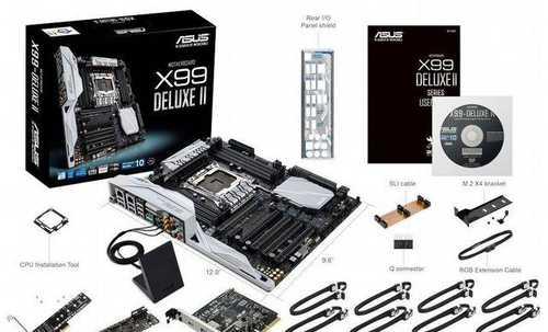 Asus X99-deluxe II, 5xPCIe, 2xU.2, Xeon 2620v3