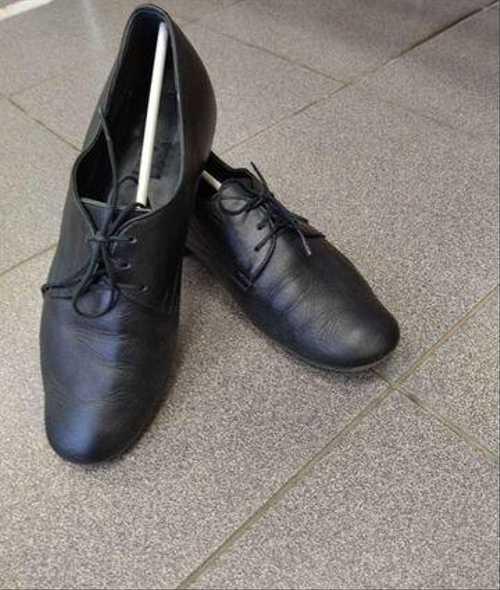 Мужские кожаные туфли размер 42 для бальных танцев