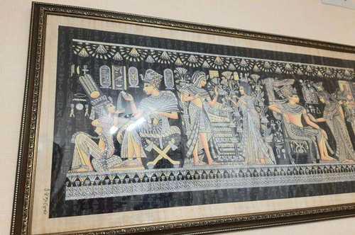 Картина Папирус из Египта (с блёстками и светится