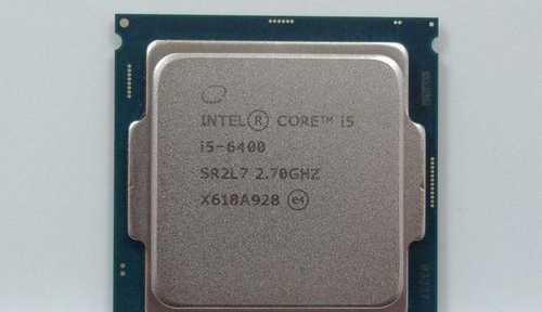 Процессор s1151 Intel Core i5-6400 (4x2700MHz)