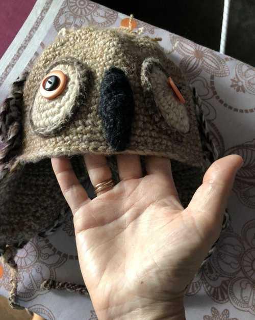 Шапка сова для ребёнка