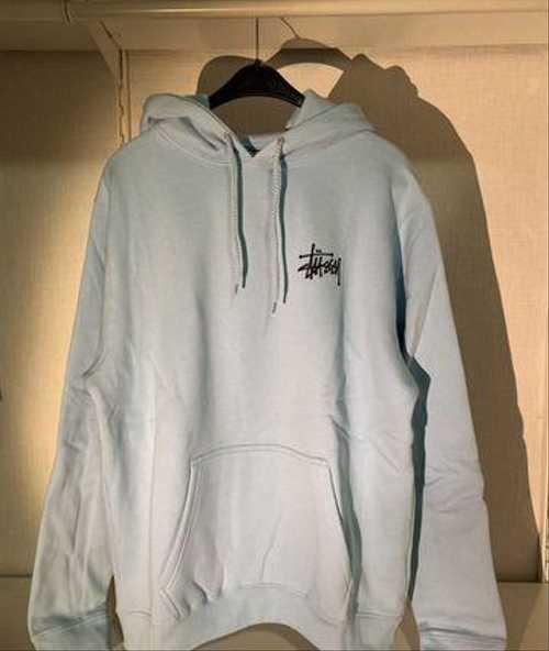 Толстовка Stussy Basic Hood Steel