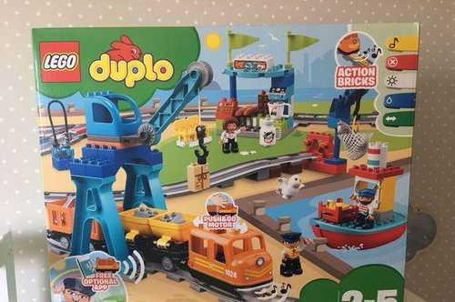 Lego duplo грузовой поезд 10875