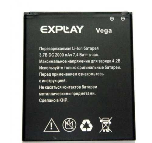 Аккумулятор на телефон explay Vega