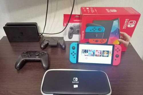 Nintendo Switch Oled (Red / Blue )