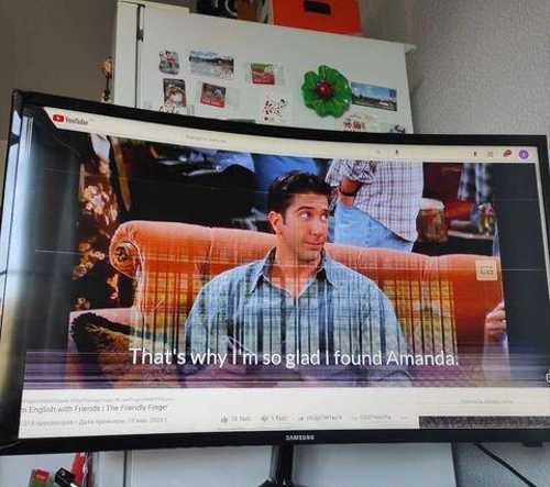 Телевизор samsung smart tv изогнутый на запчасти