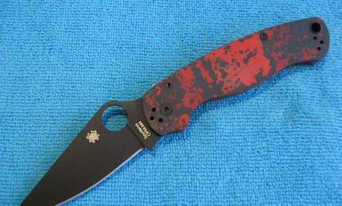 Spyderco Paramilitary 2 Red Lava CF Exclusive