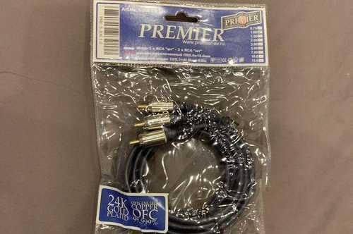 Кабель premier 3 rca- 3 rca