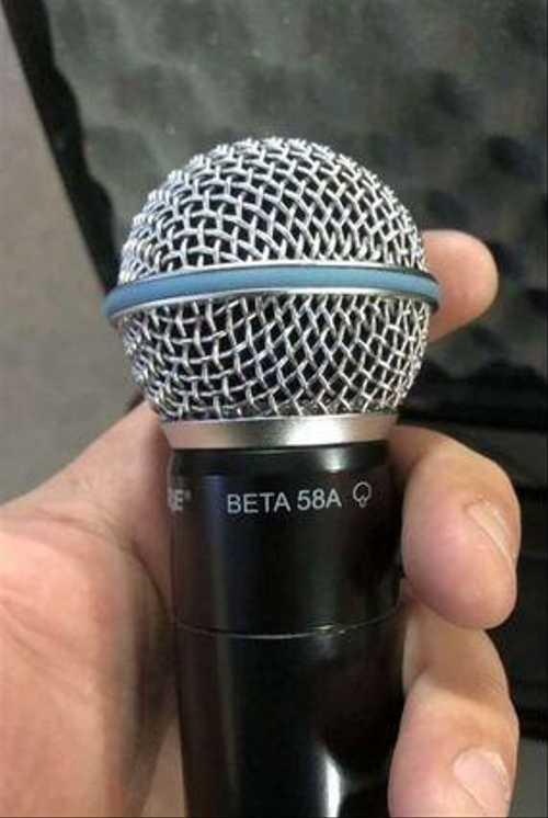 Микрофон Shure beta 58A PGX2/PGX4 (Оригинал)