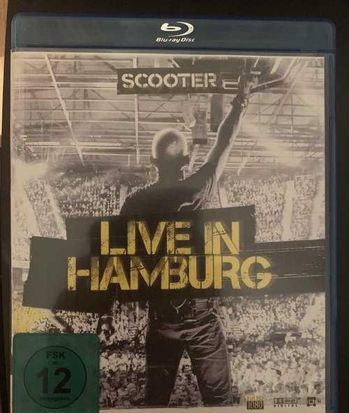Scooter Live in Hamburg Blu Ray disc cd