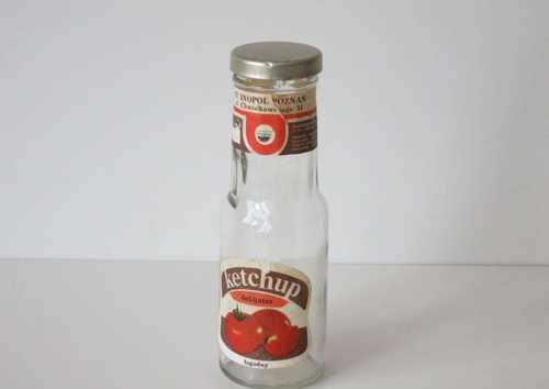 Бутылочка из-под кетчупа времён СССР