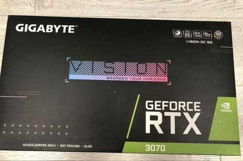Игровая видеокарта RTX 3070 8gb Gigabyte Vision