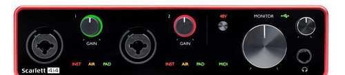 Focusrite scarlett 4I4 3RD GEN