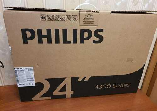 Телевизор Philips 24" 60 см HD DVB-T2 Новый