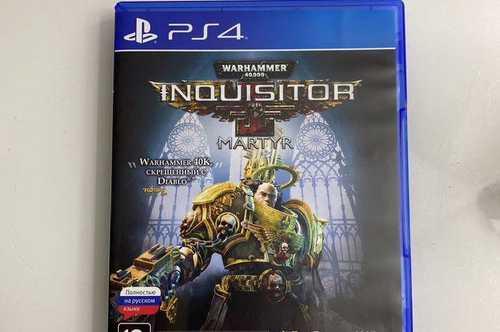 Игра для приставки ps 4 warhammer 40000 inqusitor