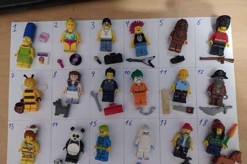 Lego минифигурки Minifigures