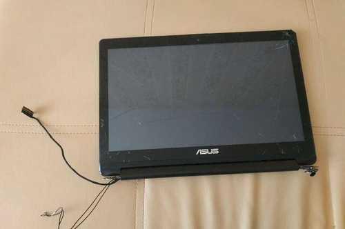 Крышка дисплея с матрицей для ноутбука Asus TP500L