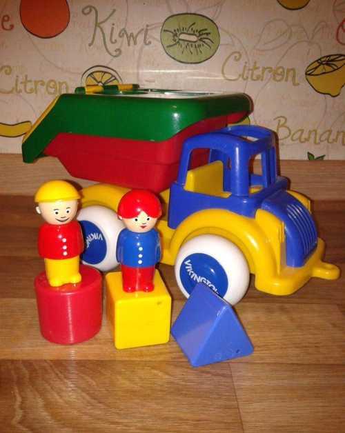 Легендарный Viking Toys Игрушка грузовичок-сортер