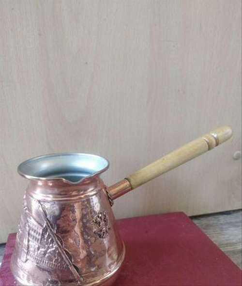 Турка для кофе медная