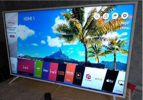 49" (124 см) 4 K (UHD) webOS Smart TV LG 49UK6390