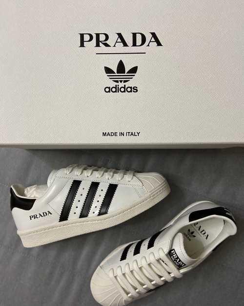 Женские Кроссовки Adidas Prada Superstar