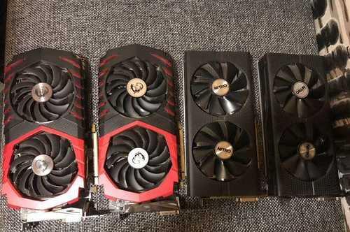 Видеокарты RX470-480 4gb