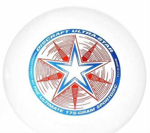 Диск Фрисби Discraft Ultra-Star белый (175 гр.)