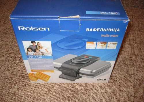 Вафельница Rolsen PM-1040