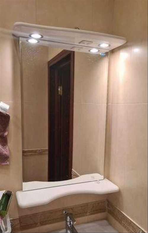 Мойдодыр раковина зеркало в ванную | Festima.Ru - Мониторинг объявлений