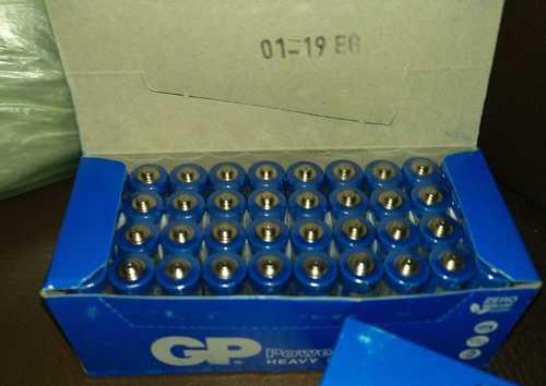 40шт батареек R03 GP Power+