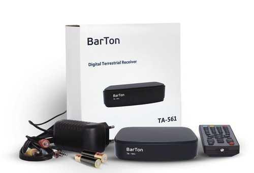 Приставка для цифрового тв BarTon TA-561, чёрная