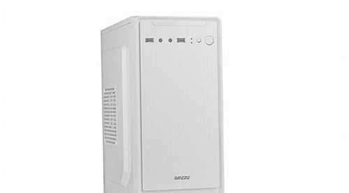 Корпус Ginzzu B185 White mATX (Новый)