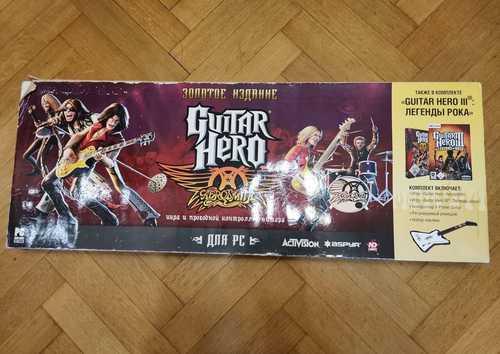 Guitar Hero золотое издание (PC) : 2 DVD и гитара