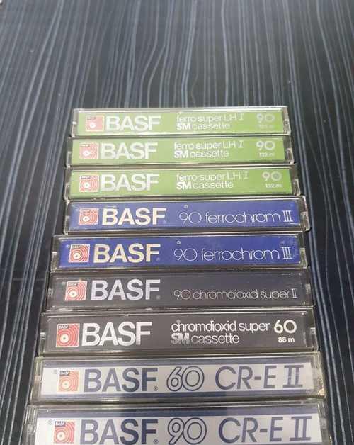 Кассеты аудио Basf, Maxell, TDK