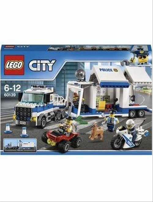 Конструктор lego City Police Мобильный командный ц