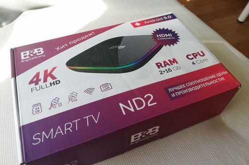B&B / Медиаплеер-Android 9 SmartTV 4К приставка