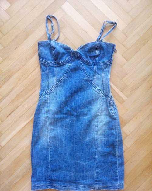 Платье джинсовое, сарафан bershka