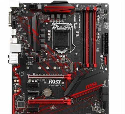 MSI B360 gaming plus, материнка 1151v2