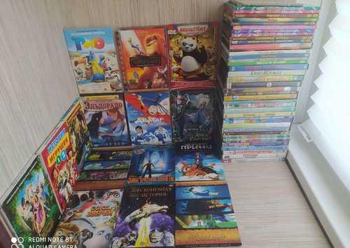 DVD диски, Мультфильмы фильмы, 57 шт