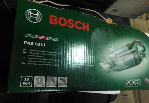 Пылесос Bosch PAS 18 Li (без акб) новый