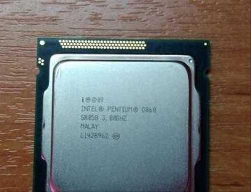 Процессоры Intel Pentium G860 1155 (3000MHz)