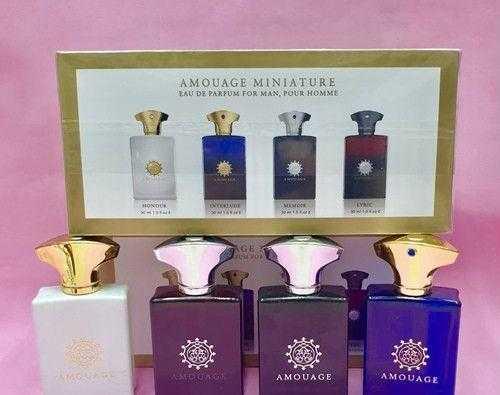 Подарочный набор Amouage Miniature PorHomme 4х30мл