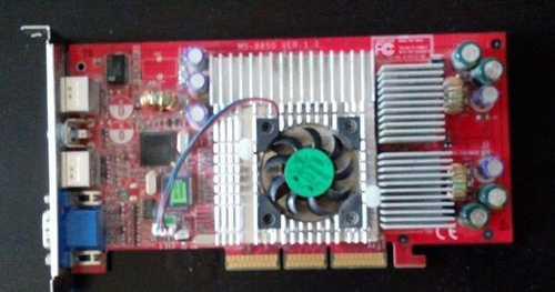 Видеокарта GeForce 3 ti200 с видеовходом