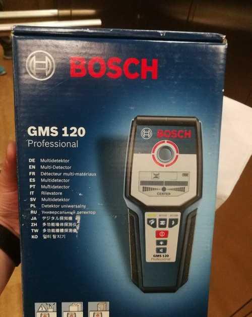 Bosch GMS 120 Детектор угиверсальный