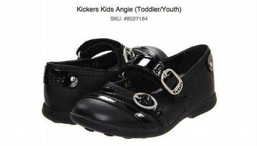 Туфли черные Kickers