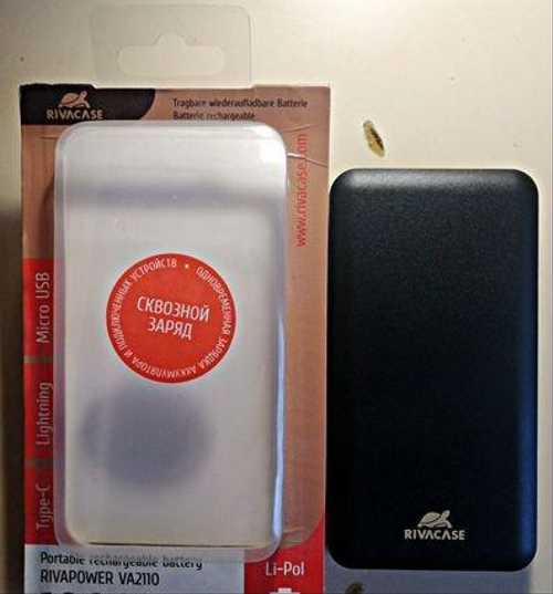 Внешний аккумулятор rivapower VA2110 10000 mah