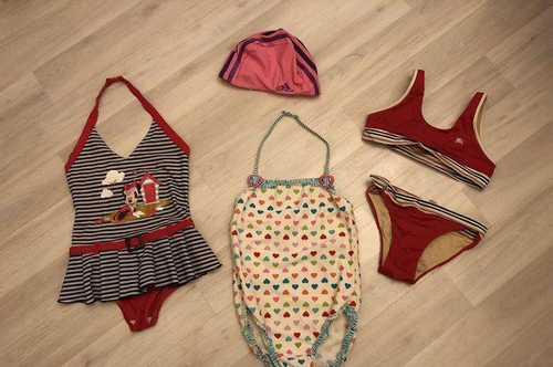 Купальник Disney,Accessorize,Burberry/Шапка Adidas