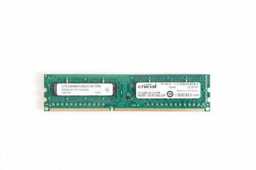 Оперативная память DDR3 4GB Crucial 1333Mhz